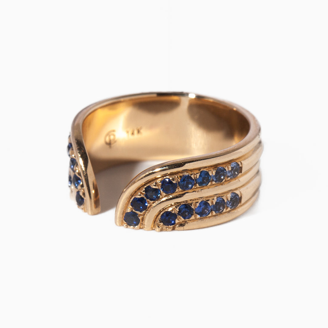 Blue Sapphire Stella Ring – No.3