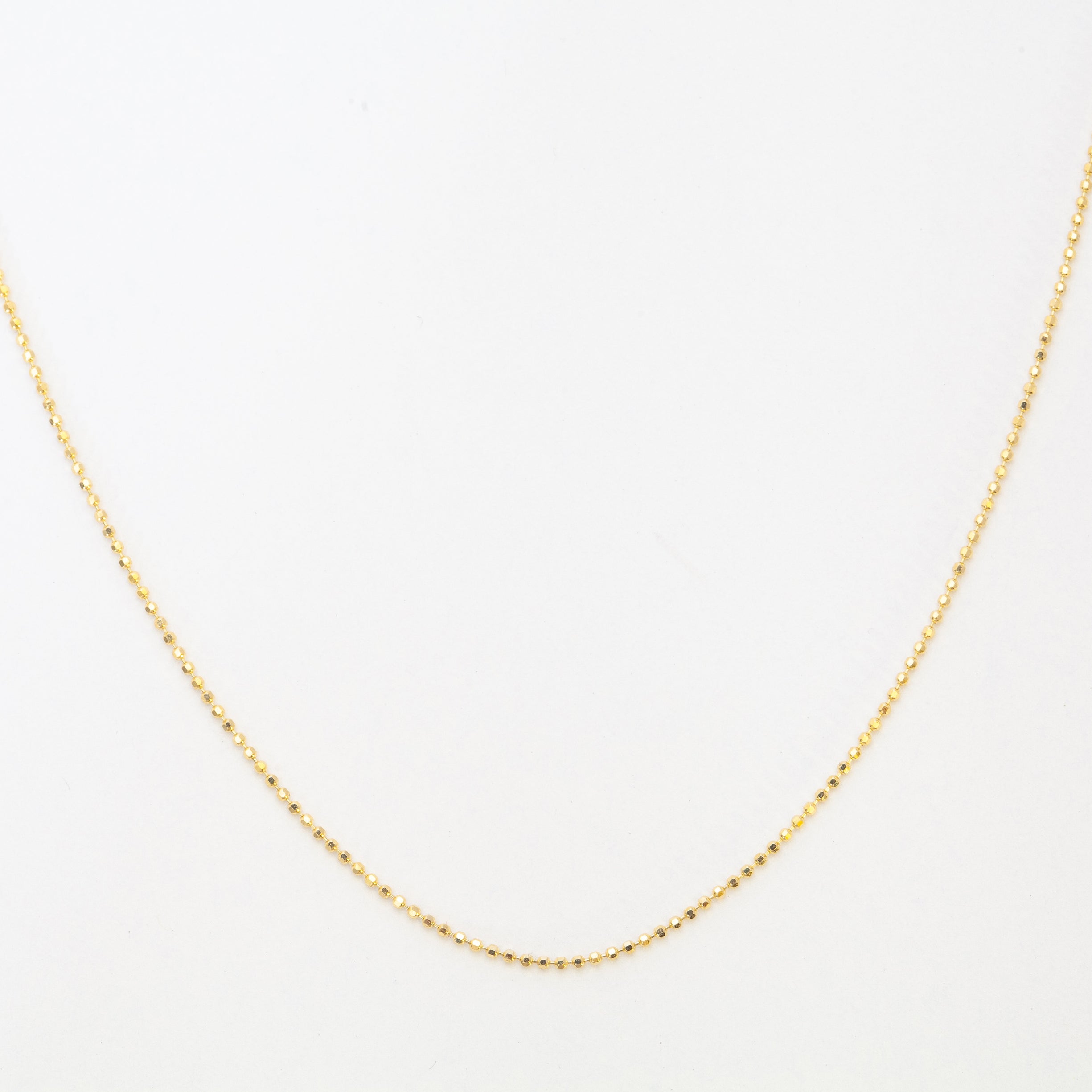 Diamond-Cut Bead Chain – No.3