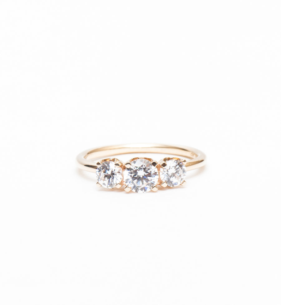 Signature Three-Stone Ring – No.3
